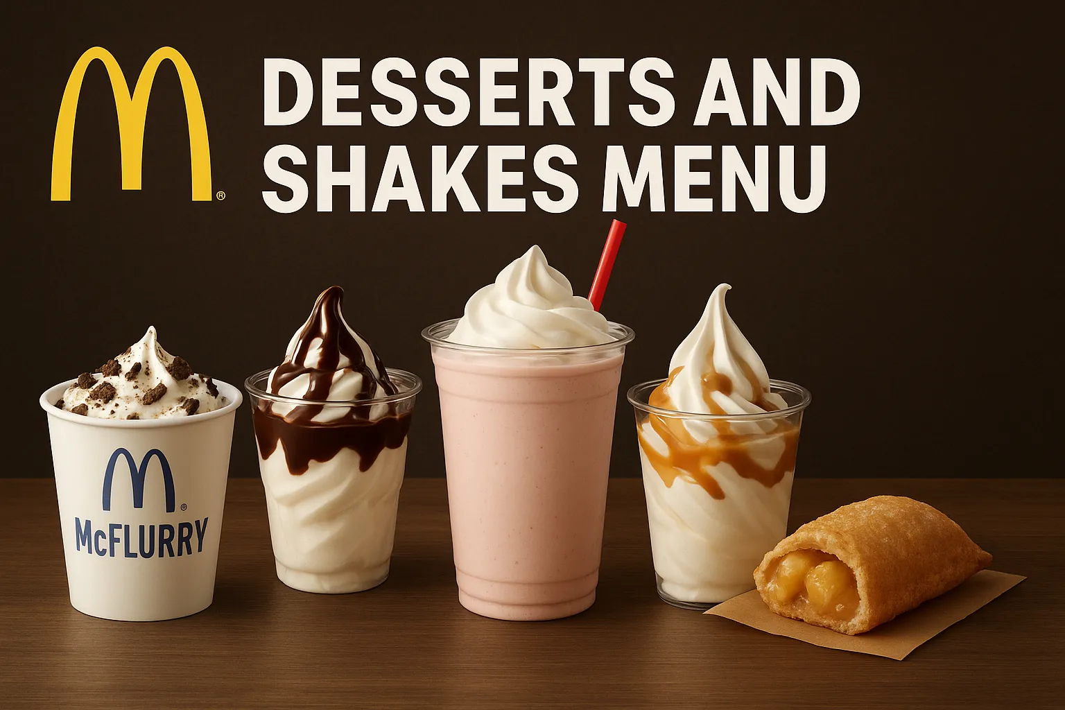 McDonald's Desserts and shakes Menu & Prices 2026