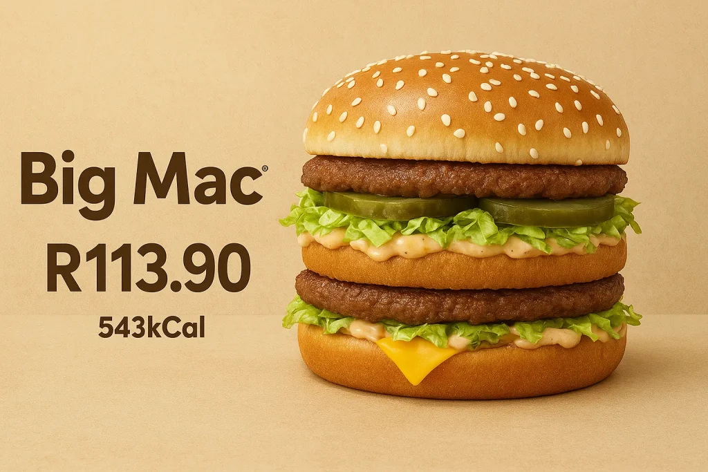 McDonald’s Big Mac – Price & Calories South Africa 2026
