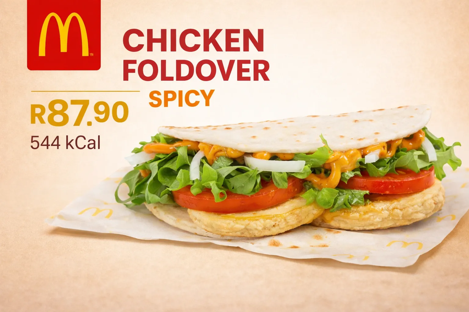 McDonald’s Chicken Foldover Spicy — Price, Calories & Full Guide
