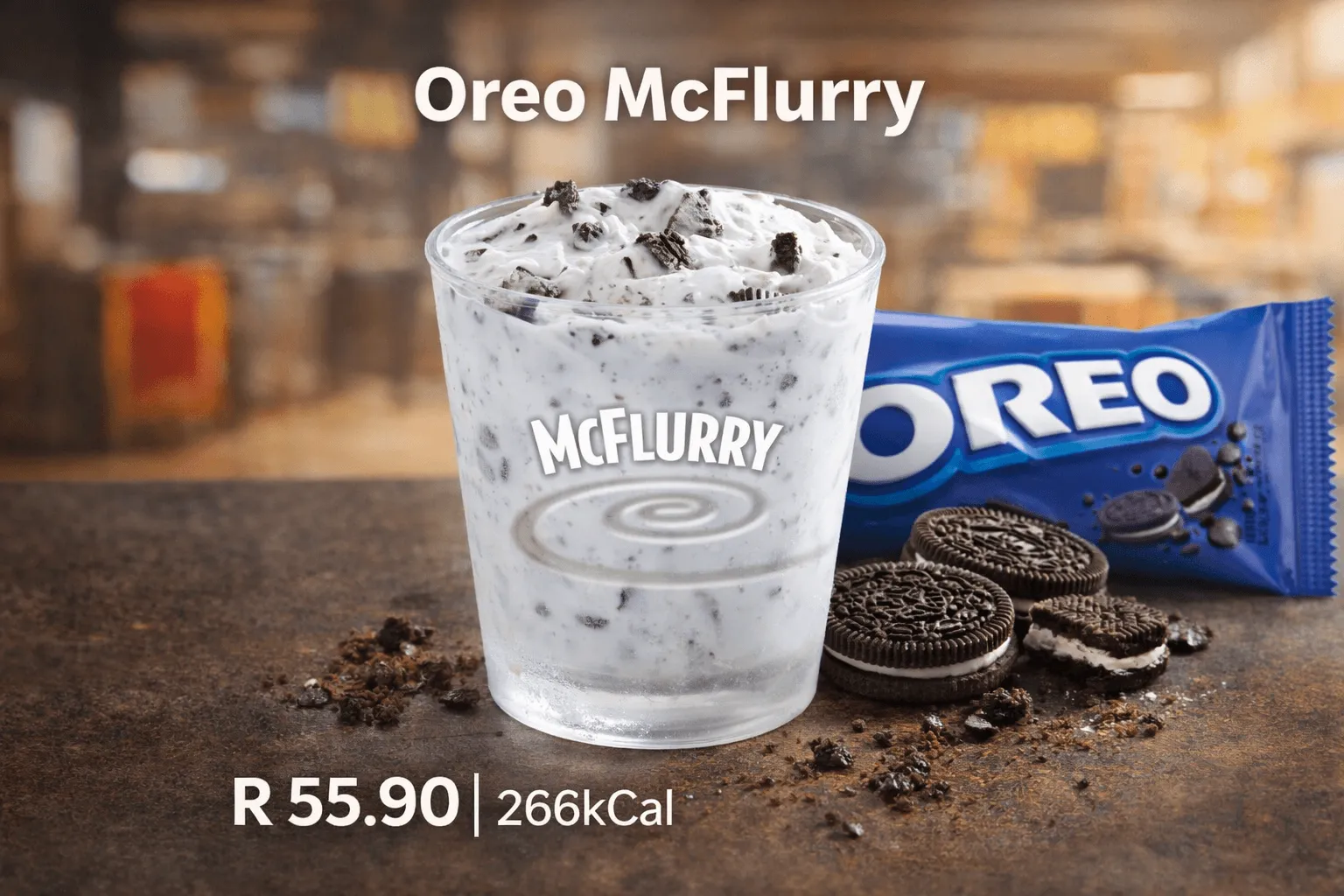 Oreo McFlurry McDonald’s South Africa – Price & Calories
